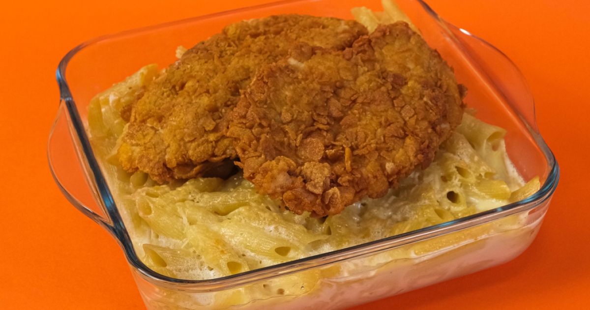 Penne Gratinado com Frango Crispy - Todeschini Alimentos