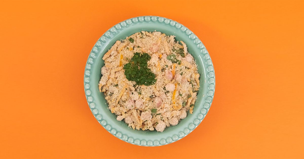 Farofa de Cream Cracker com Bacon - Todeschini Alimentos